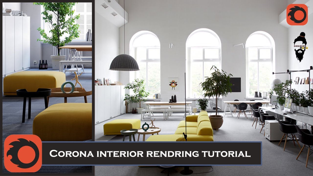 Corona Interior Rendring Tutorial In Esay Steps || Hindi || - YouTube
