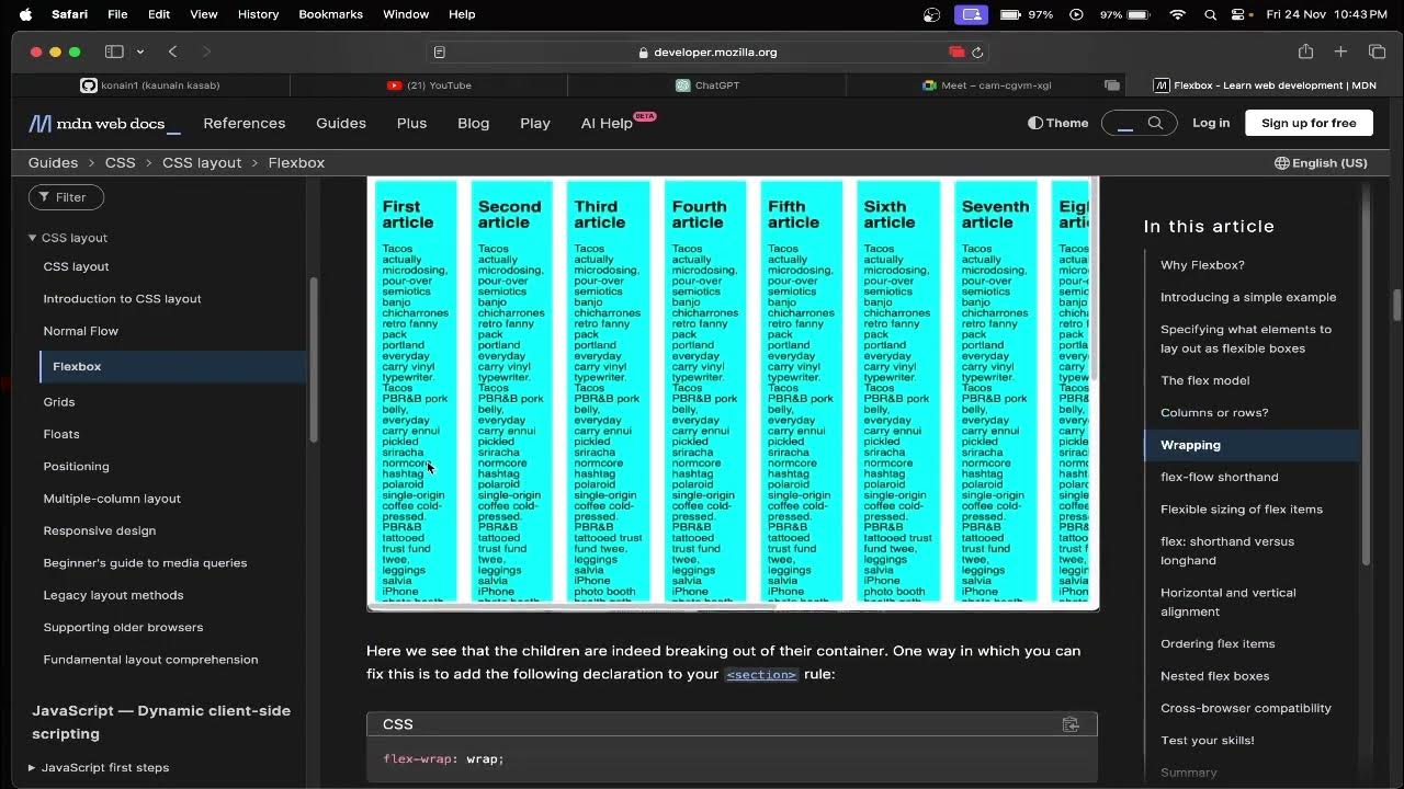 Flex || HTML CSS || Lecture 5 - YouTube