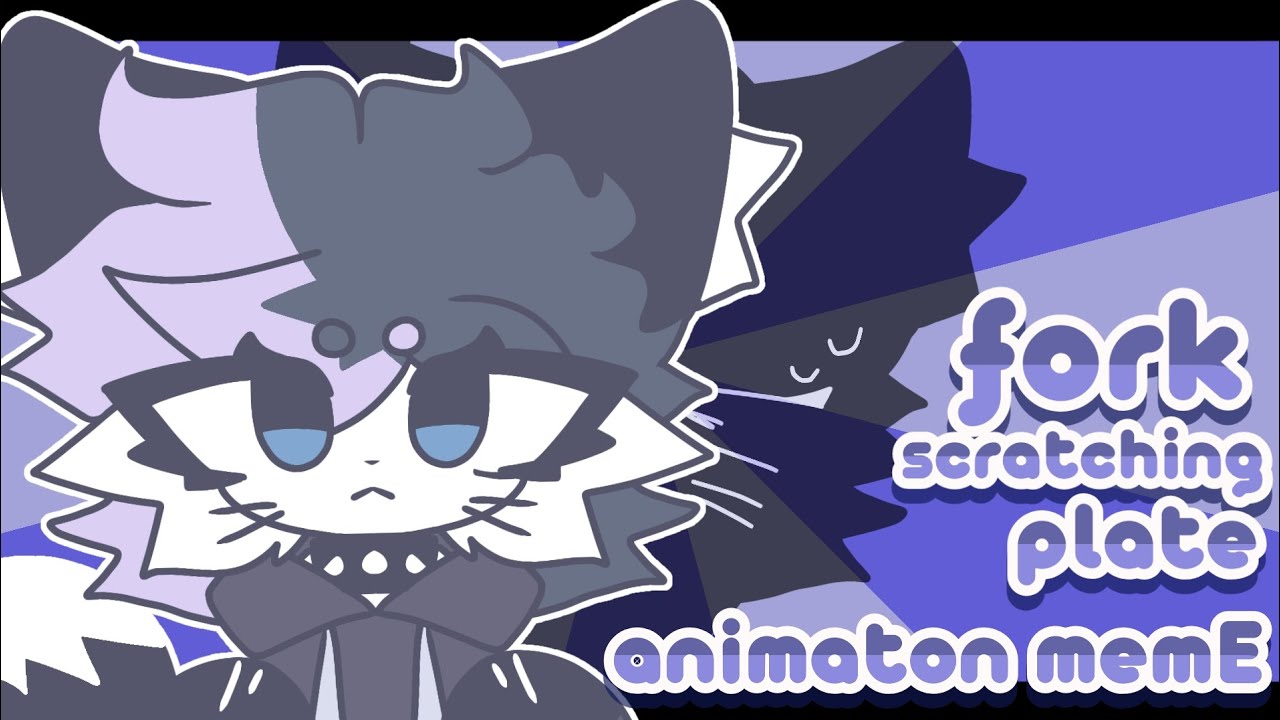 fork scratching plate // animation meme // LOUD AUDIO WARN AA // - YouTube