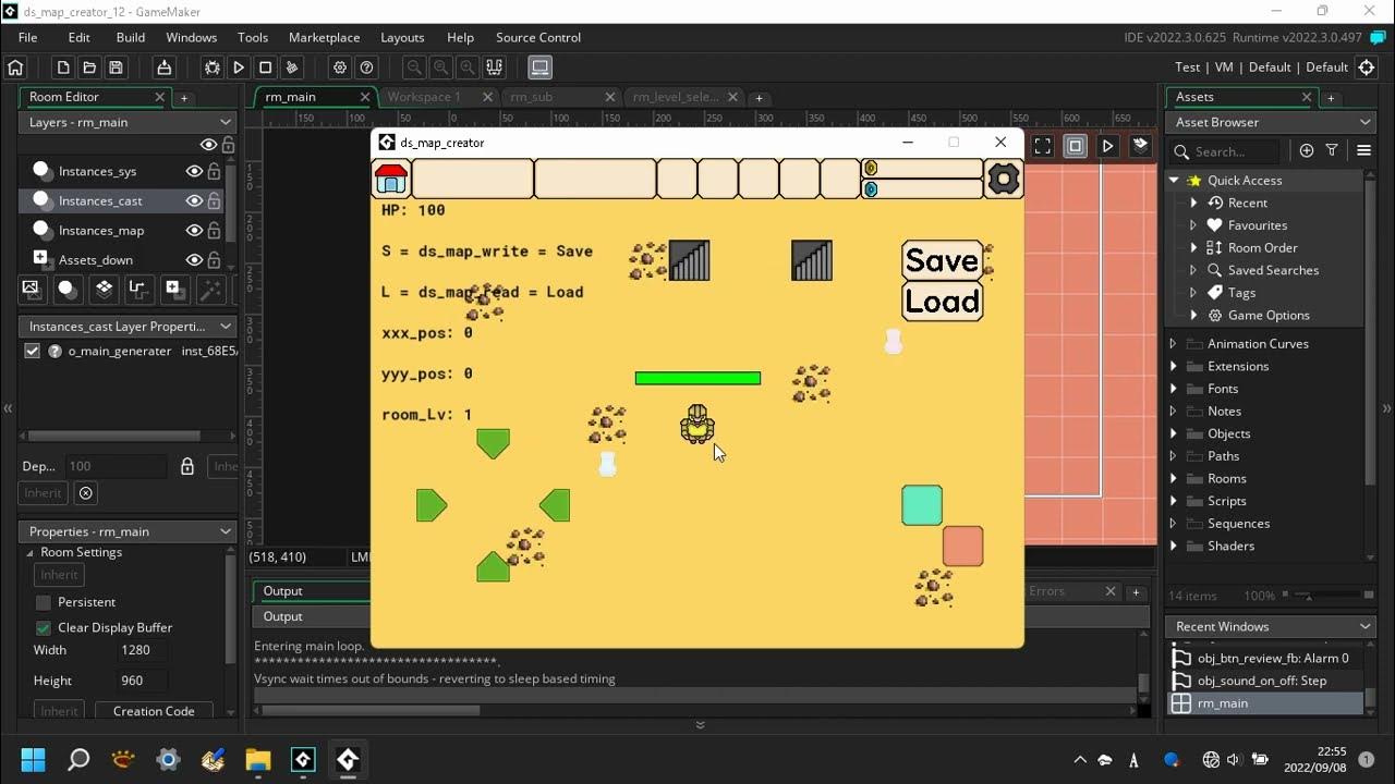 GameMaker2.3 ds_map_creator - YouTube