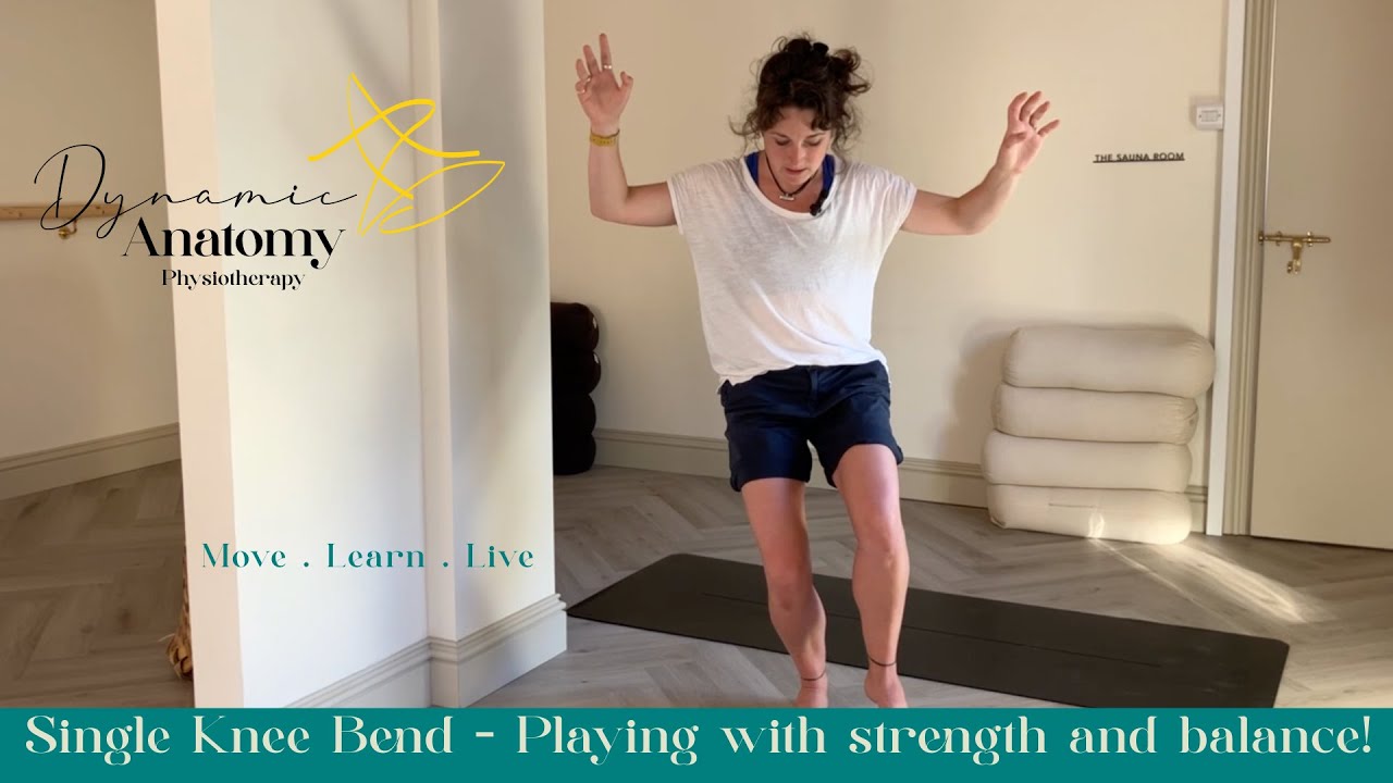 Single Knee Bend Exercise - for balance, coordination and strengthening ...