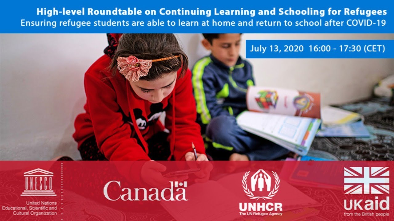 Continuing learning and schooling for refugees - YouTube