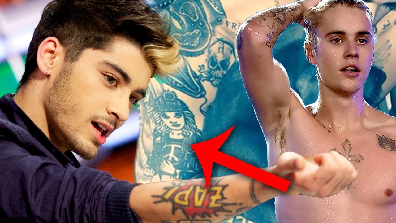9 Celebs Who Covered Up Tattoos After Break-Ups - YouTube