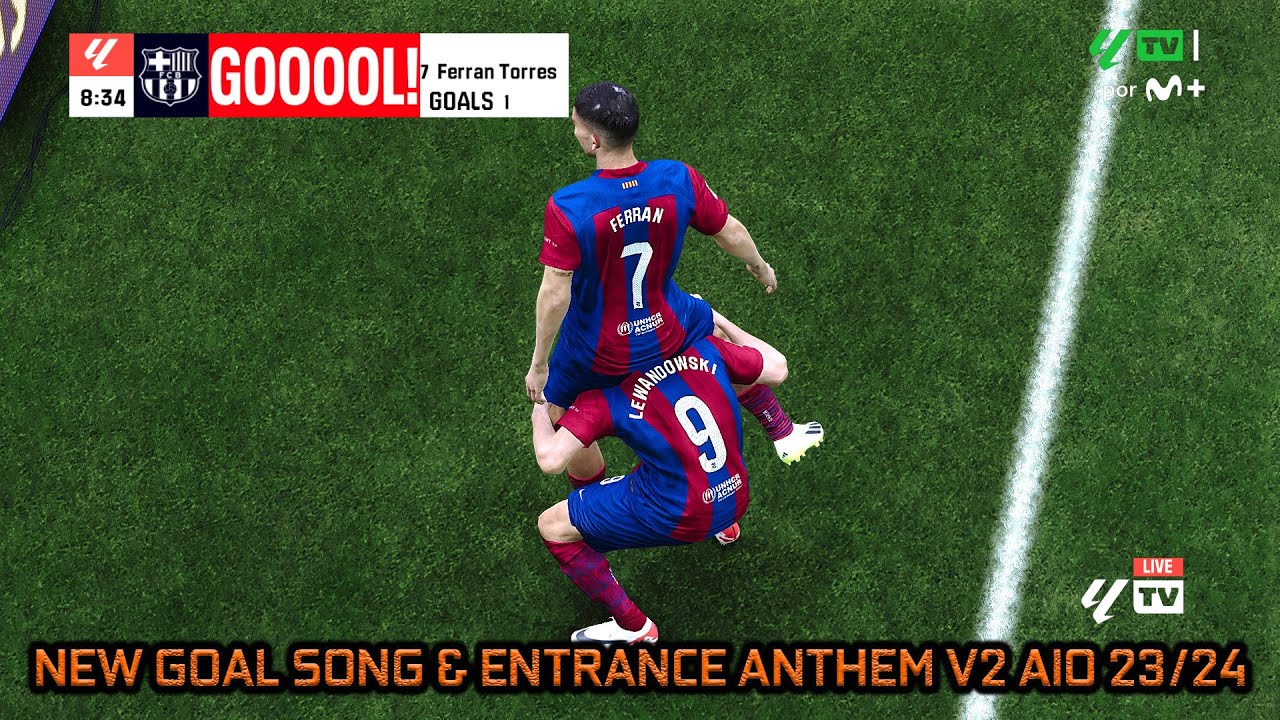 NEW GOAL SONG & ENTRANCE ANTHEM V2 AIO 23/24 || ALL PATCH COMPATIBLE ...