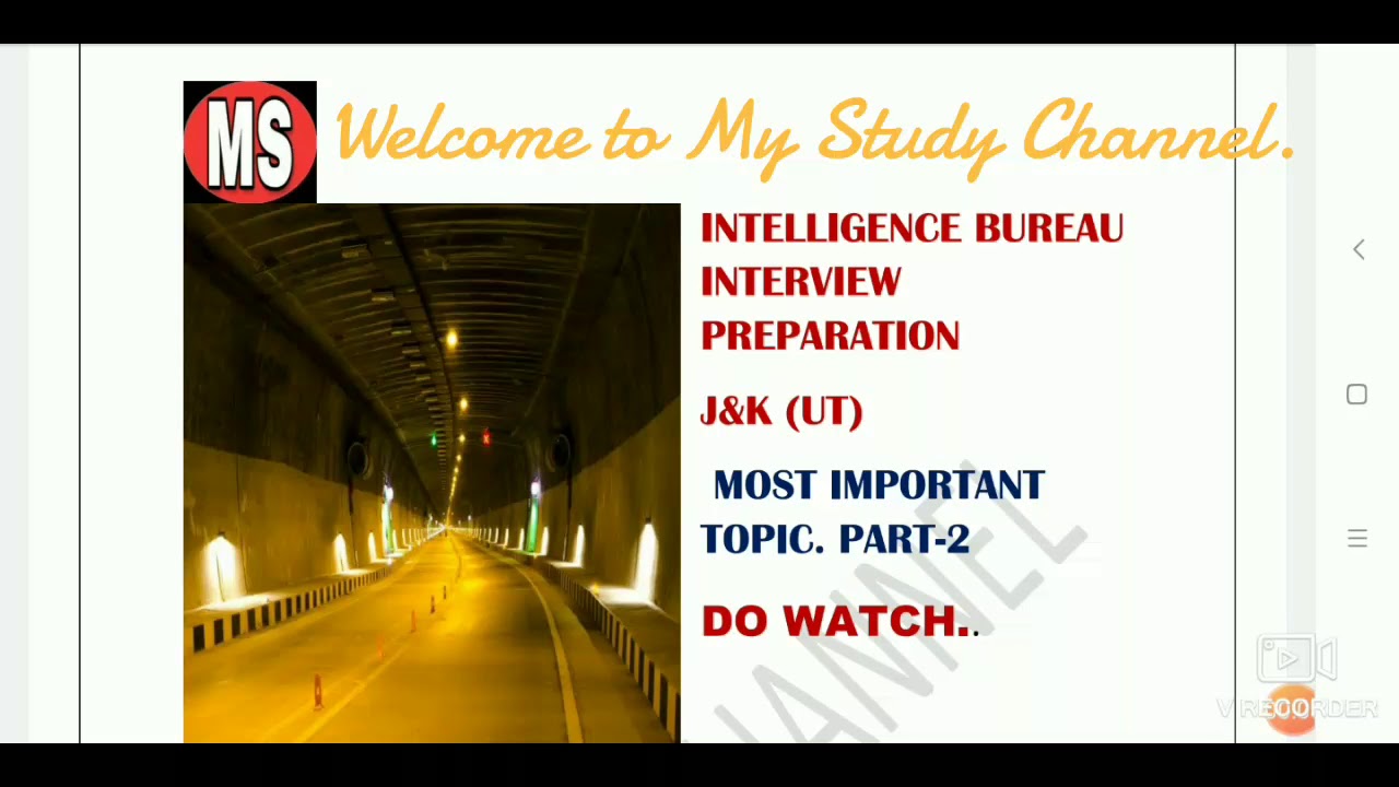 Intelligence bureau interview preparation part ll. - YouTube