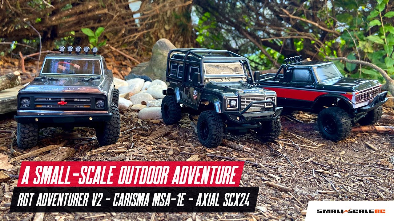 A Small-scale, Outdoor Crawling Trio: RGT Adventurer V2, Carisma MSA-1E ...