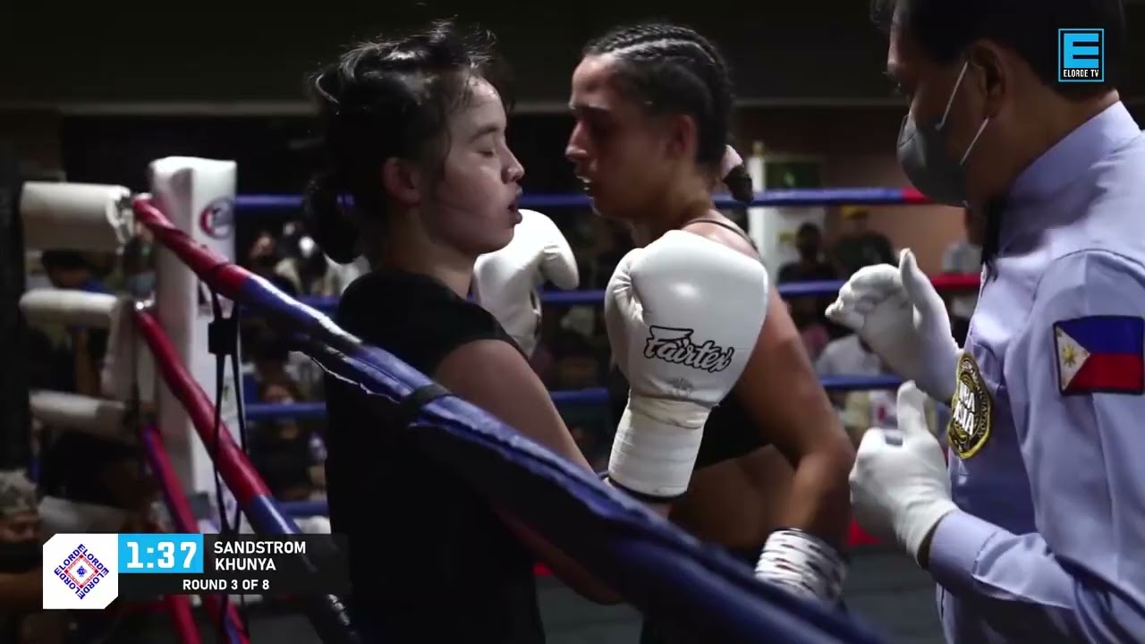 LINN SANDSTROM VS KHWUNCHIT KHUNYA FULL FIGHT HD | UKC ANNIHILATION ...