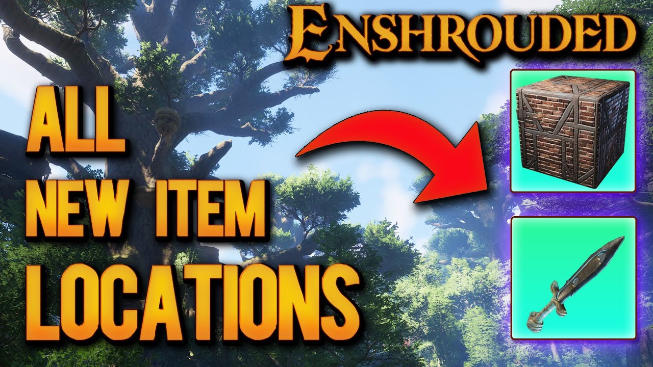 Blackmire Update All New BUILDABLES And Item Locations Enshrouded - YouTube