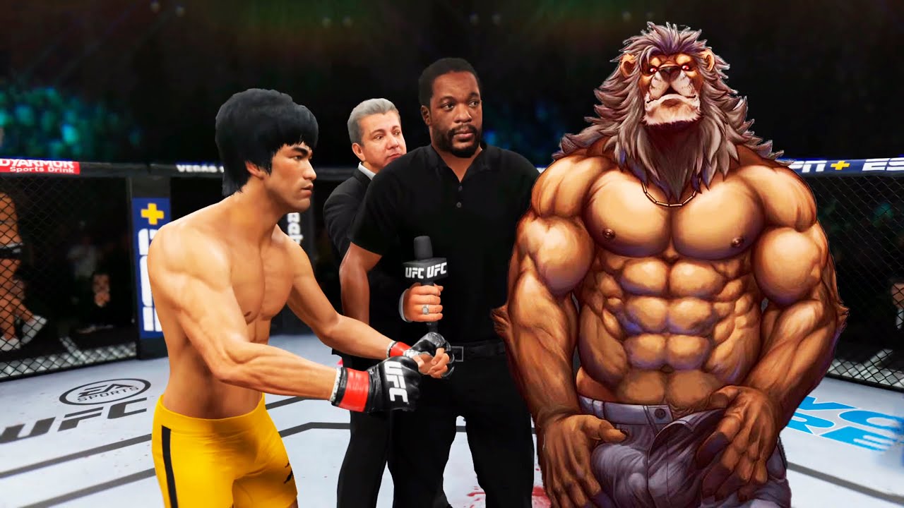 UFC 4 | Bruce Lee vs. Leon King (EA Sports UFC 4) - YouTube