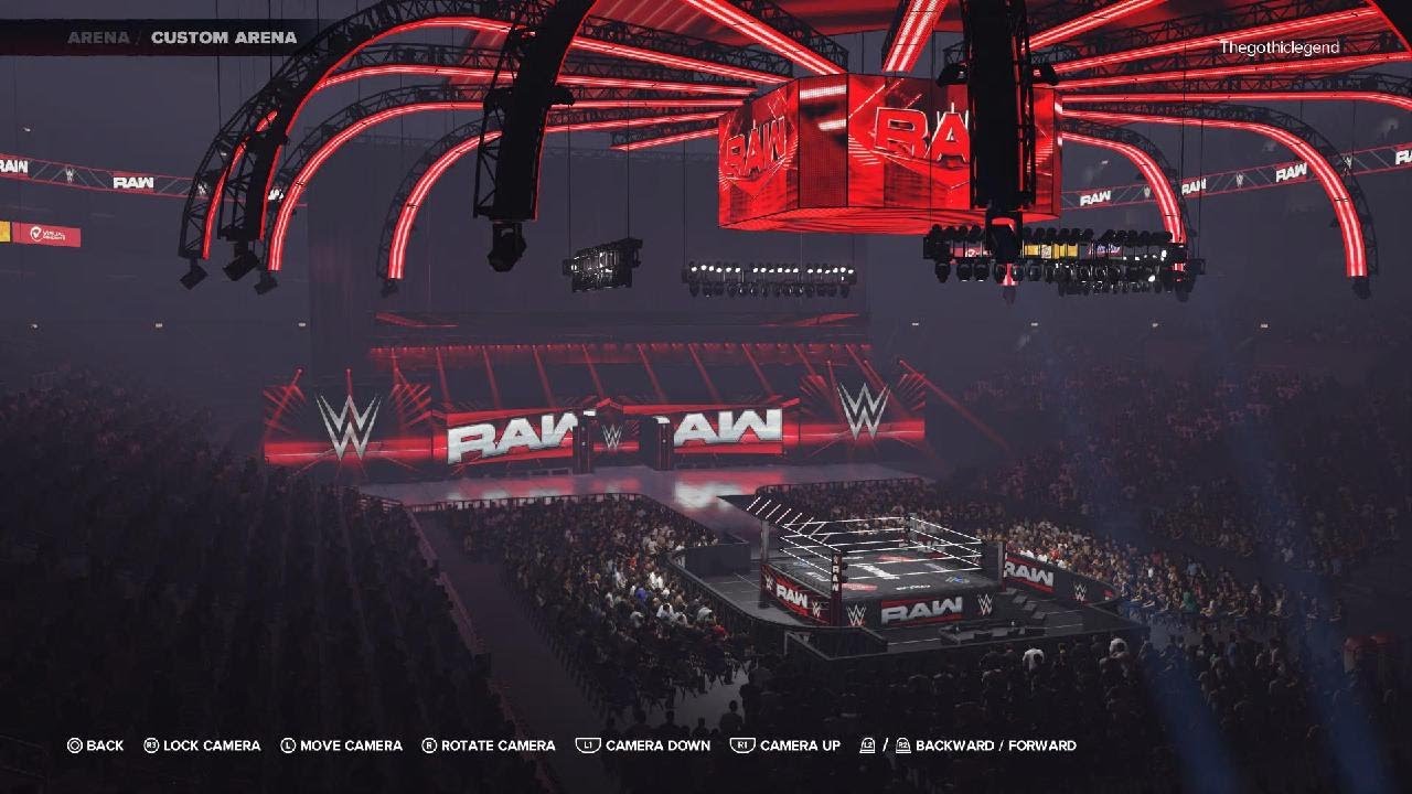 #WWE2K24 - Custom Arena - WWE Raw on Netflix Arena '25 - YouTube