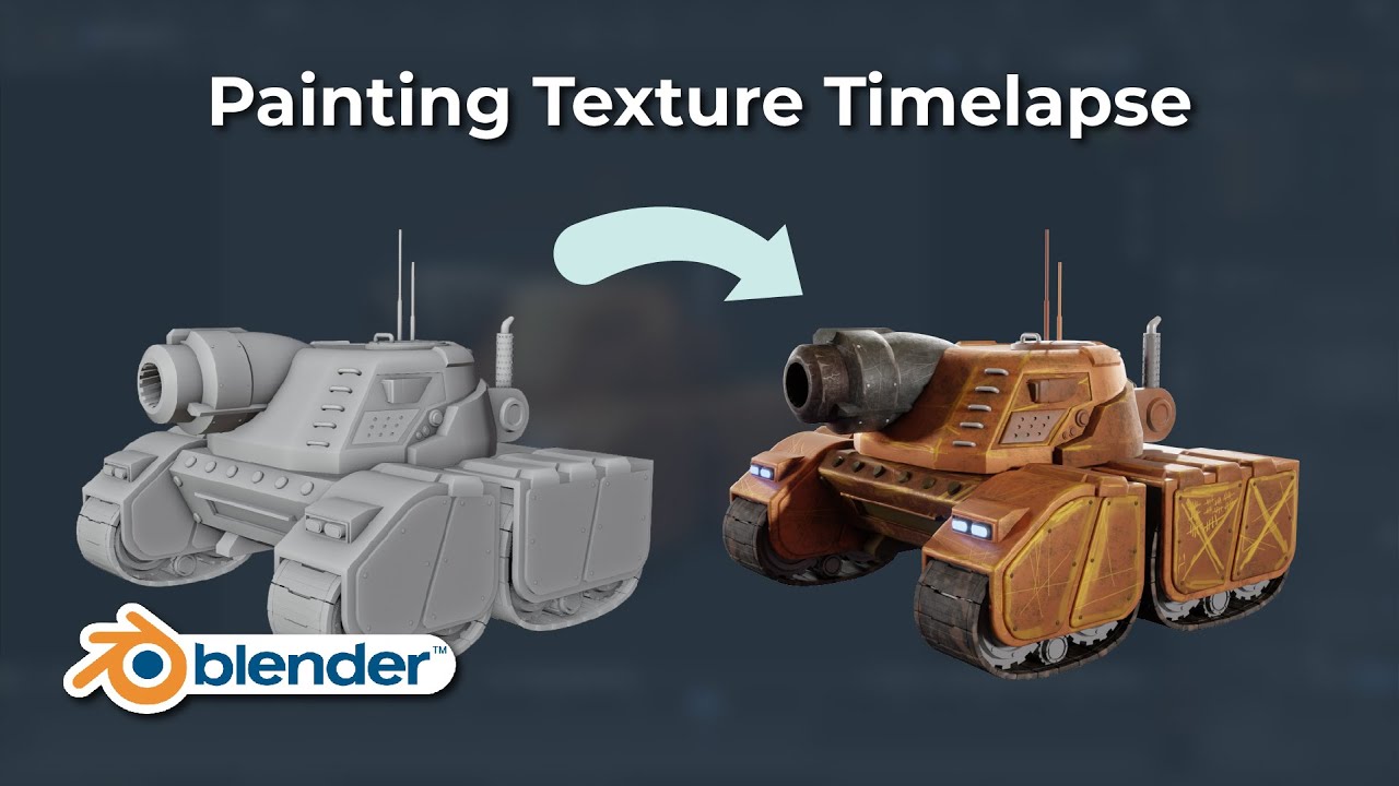 Blender 2.8 Timelapse | Stylized Tank [Part 2] - YouTube