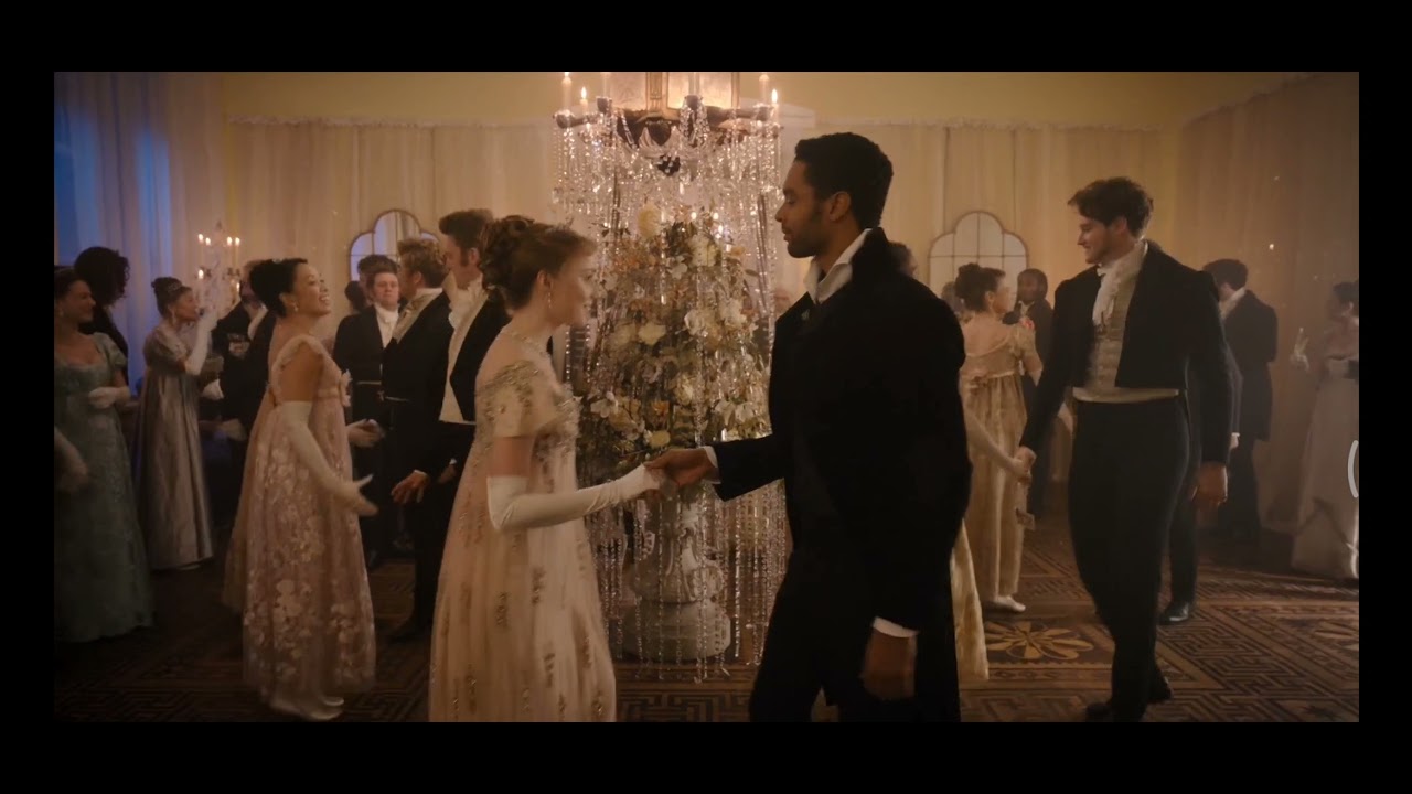 Bridgerton daphne and simon's ball dance - YouTube
