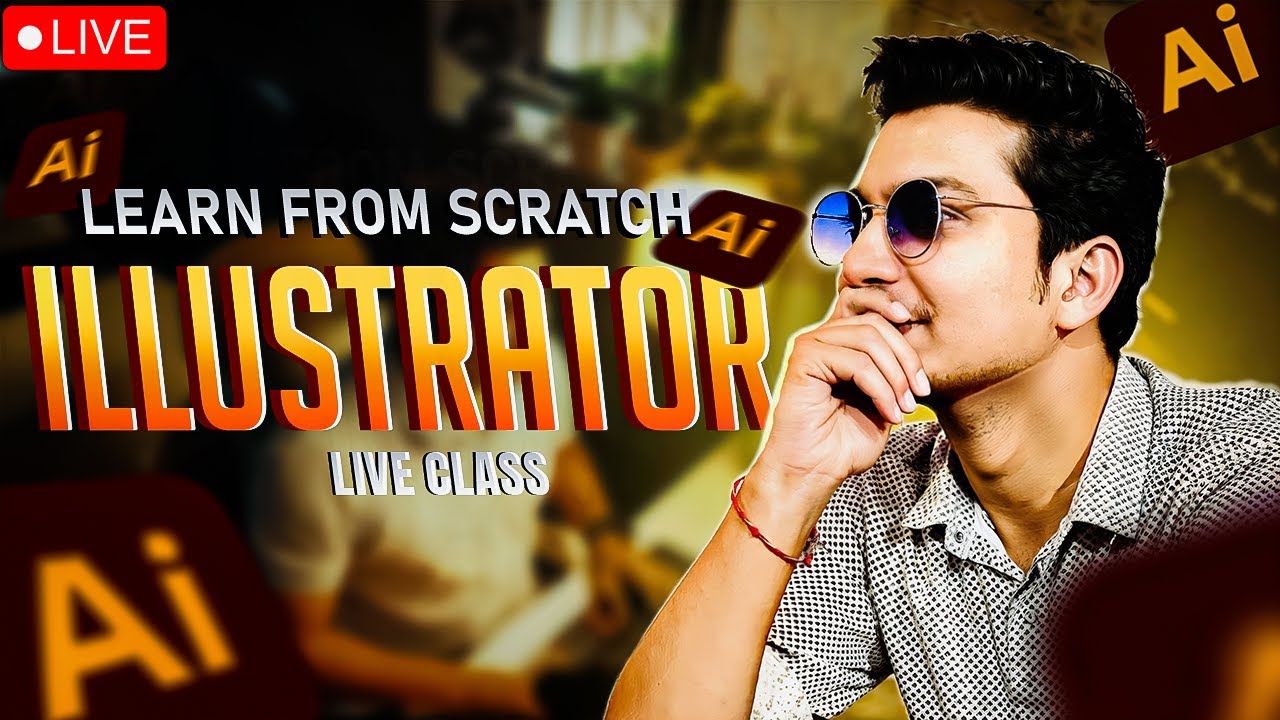 DAY 2 - Illustrator Live for Beginners | Learn to Design Like a Pro ...