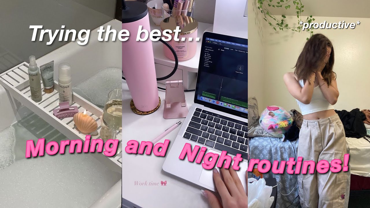 Trying the best morning + night routine for teenagers! || 2022 - YouTube