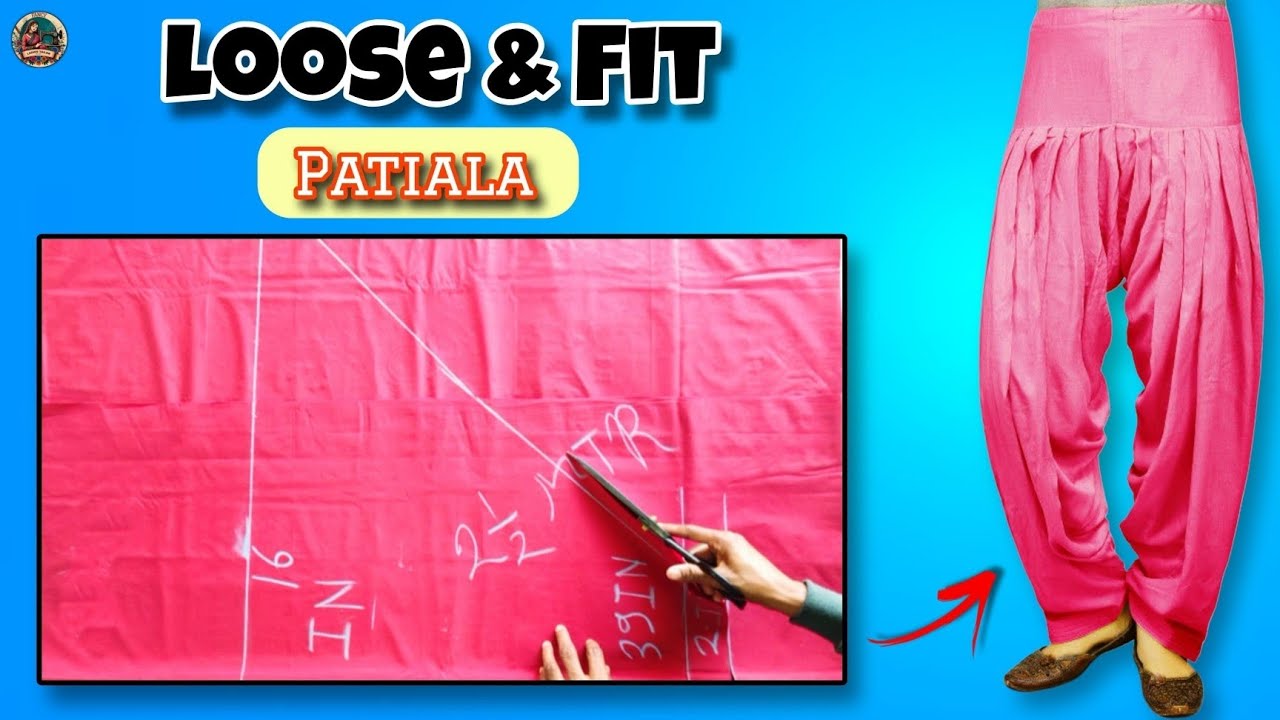 Patiala Pant Cutting Tutorial: Step-by-Step Guide for Beginners - YouTube