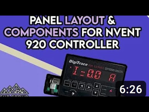 Heat Trace Controller- nVent 920 Controller Layout and Components V2 - YouTube