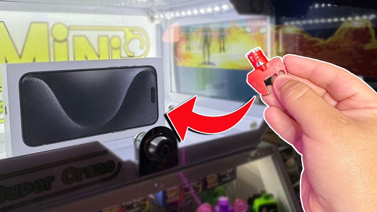 Won KEY to Apple iPhone 15 Pro from Claw Machine - YouTube