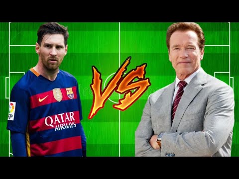 🍀Messi VS Arnold Schwarzenegger [Football VS Bodybuilding] 🔥