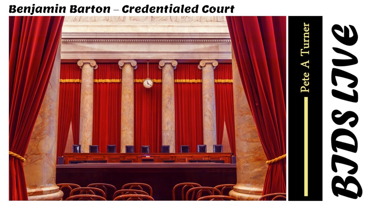 Benjamin Barton – Credentialed Court - YouTube