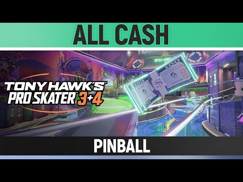 Tony Hawk's Pro Skater 3+4 - Pinball - All 4/4 Cash/Money Locations