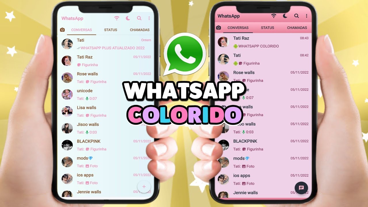 WHATSAPP COLORIDO ATUALIZADO - YouTube