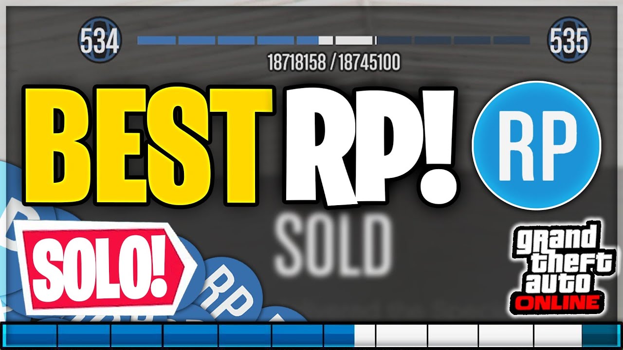 *INSANE* BEST RP METHOD in GTA Online! (Rank Up Fast!) - YouTube