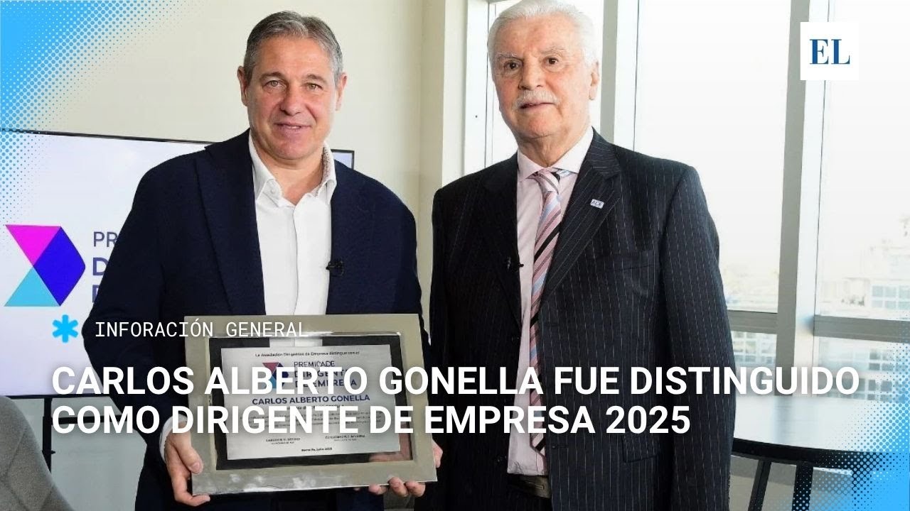 PREMIO ADE AL DIRIGENTE DE EMPRESA 2025 | Carlos Gonella recibió el ...