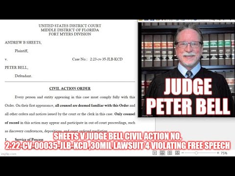 sheets v judge bell Civil Action No 222 cv 00035 JLB KCD 30mil lawsuit ...
