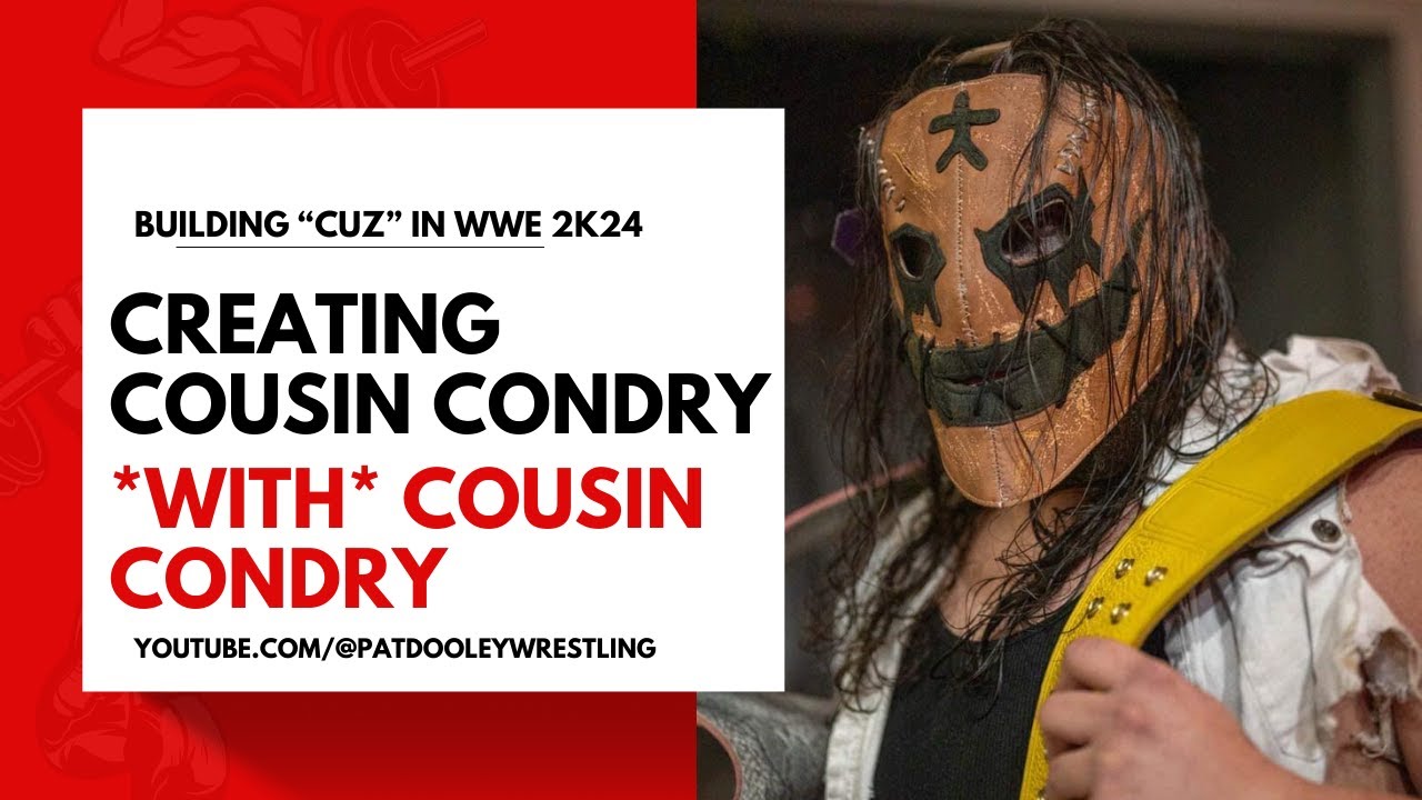 WWE 2K24 Creations - Making Cousin Condry WITH Cousin Condry! - YouTube
