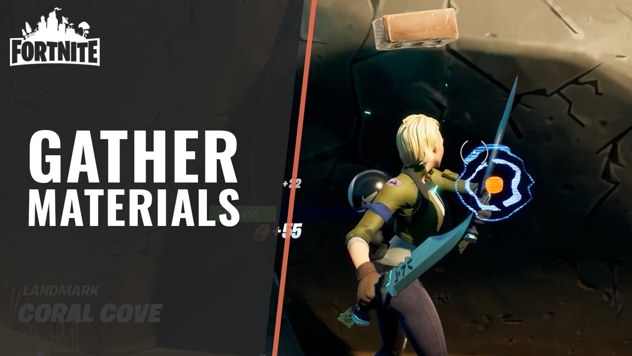 How to Gather Materials in Fortnite - YouTube