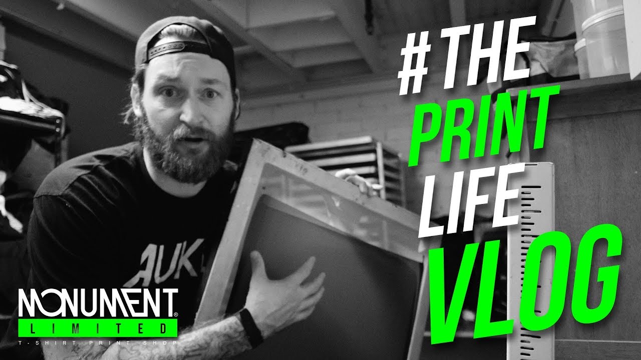 Screen Print Vlog: Im Starting a High Density Print Project. - YouTube