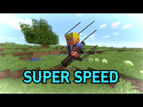 Minecraft but I have SUPER SPEED! - YouTube