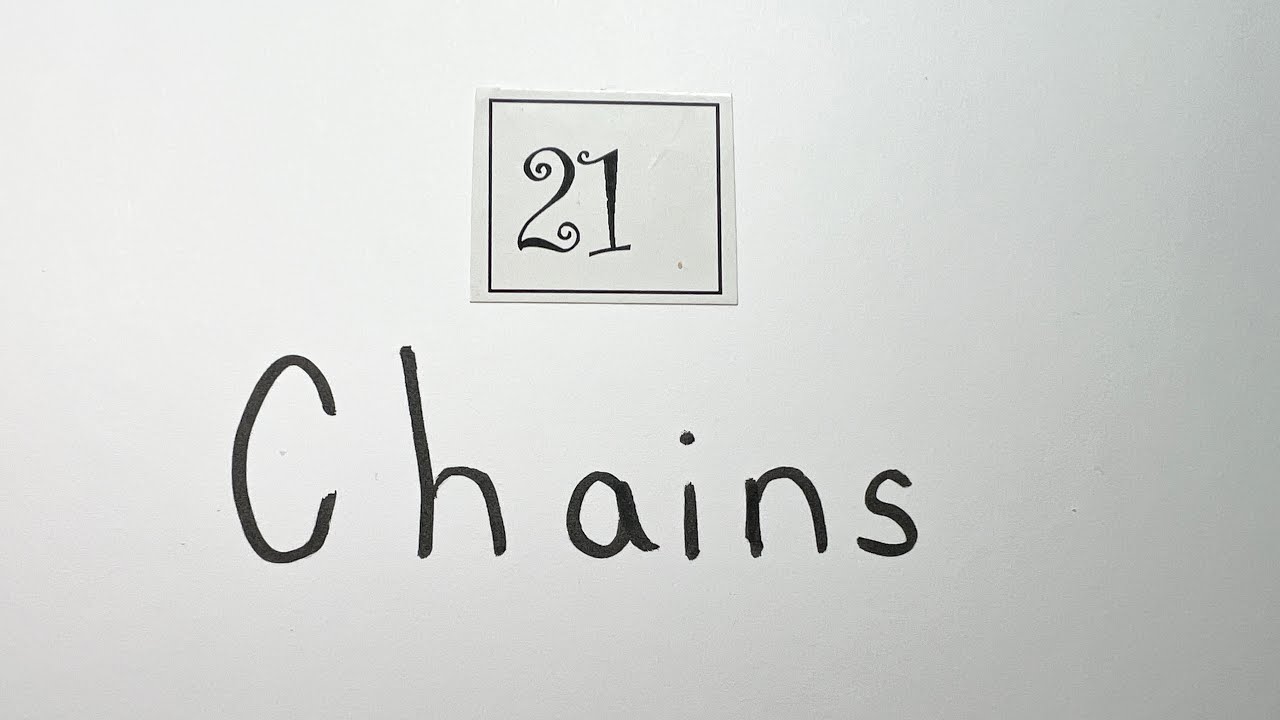 Inktober 2023 | Day 21 | CHAINS - YouTube