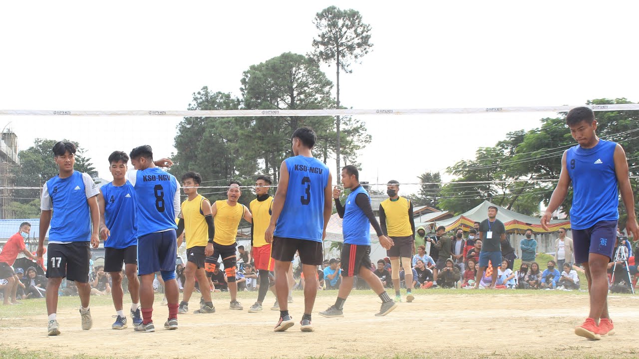 Eimi veng sports Imphal Final NGV(blue) vs VAIPHEI VENG(yellow) 1st set ...
