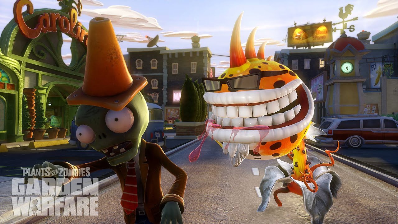 Plants vz zombies garden warfare ep 4 cheetos - YouTube