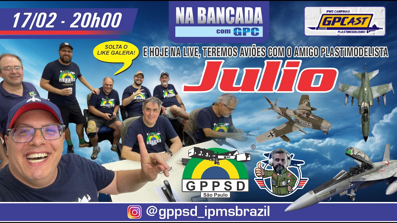 Na Bancada EP 121- LIVE COM JULIO DO GRUPO GPPSD - YouTube