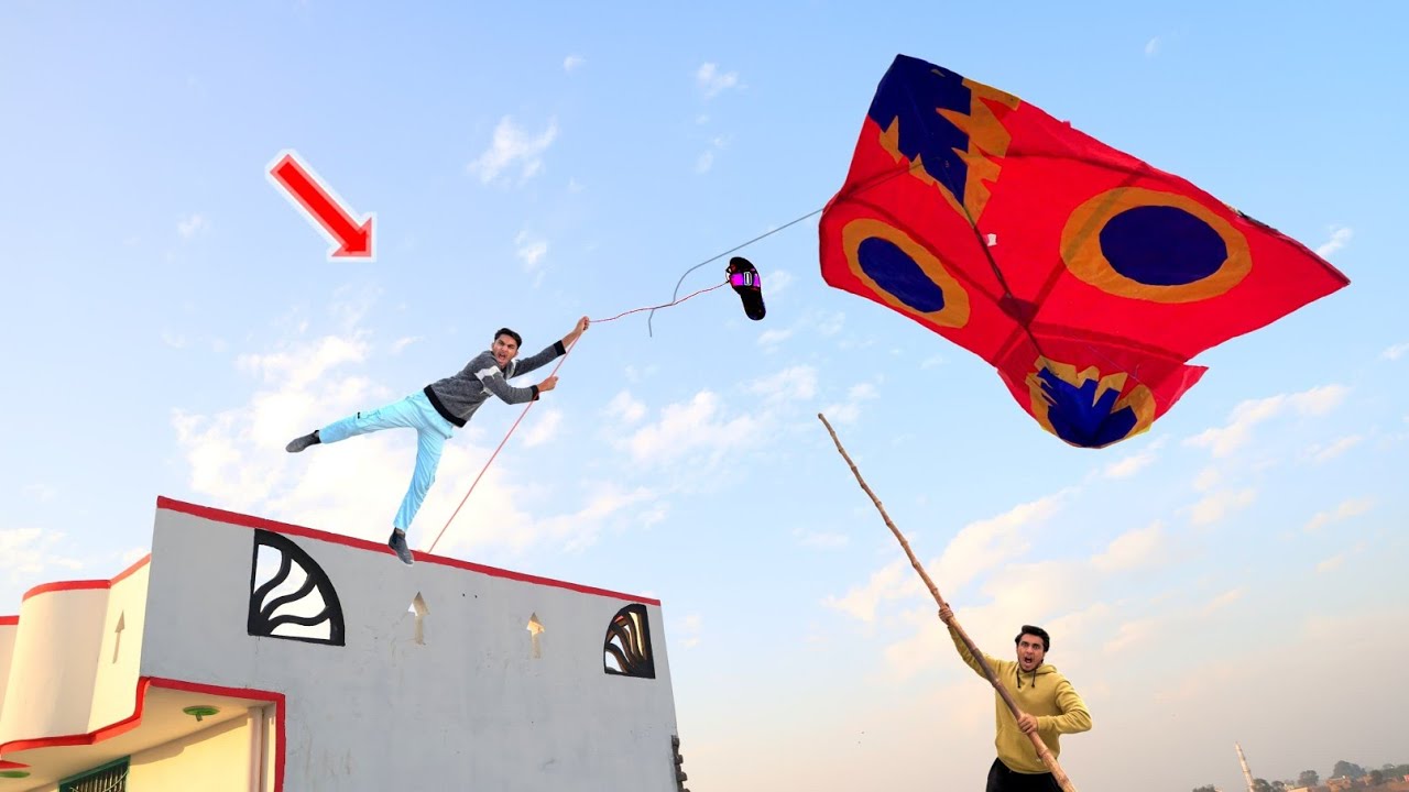 New 2 Big Blood Fighter Door With Eye Kite Flying Abubaker - YouTube