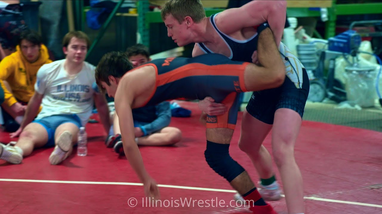120 – Shay Kohorn of Joliet Catholic Academy by Fall over Tyler Pointer ...