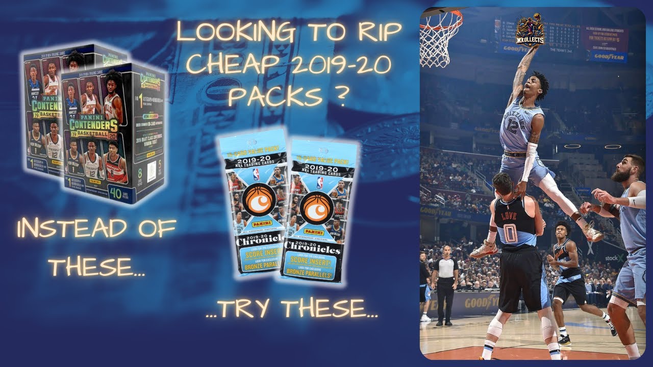 2019-20 Contenders Basketball Blaster Boxes and Chronicles Value Packs ...