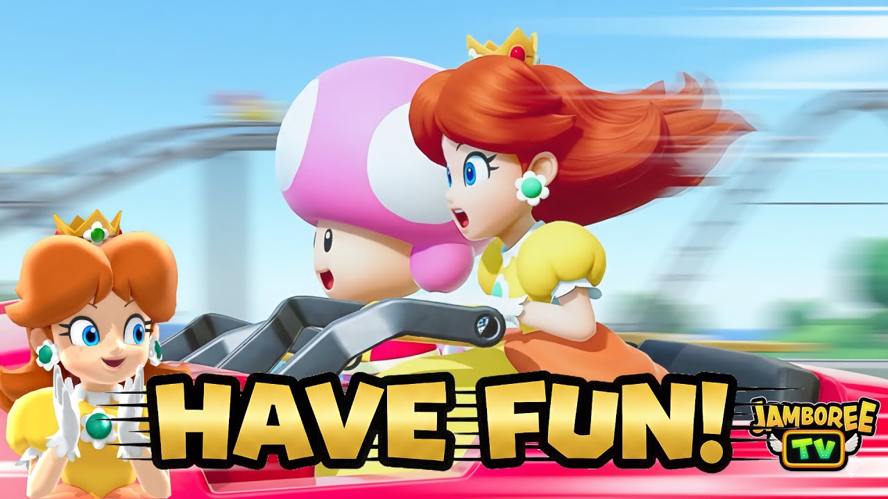 Super Mario Party Jamboree TV Carnival Coaster Daisy and Toadette ...