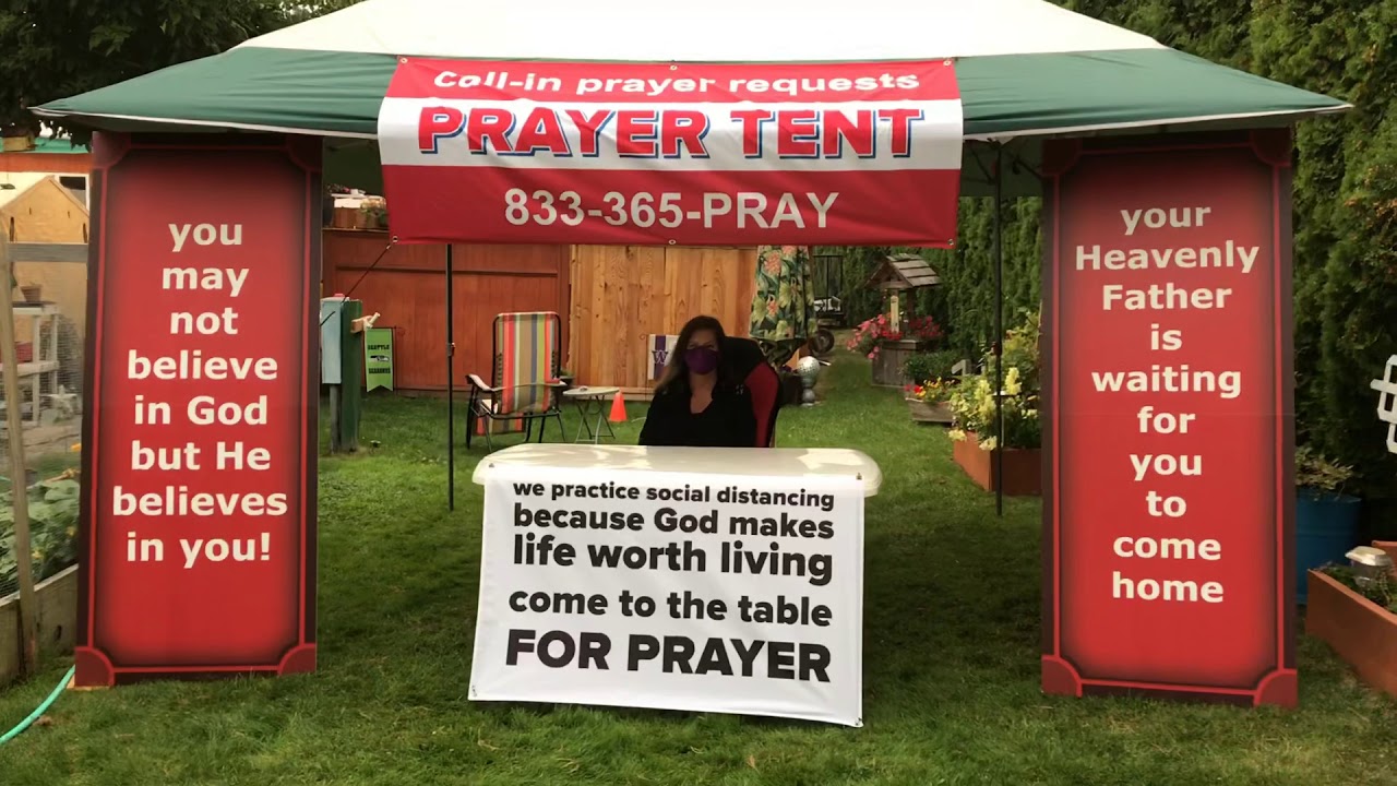 Prayer Tent Setup - YouTube