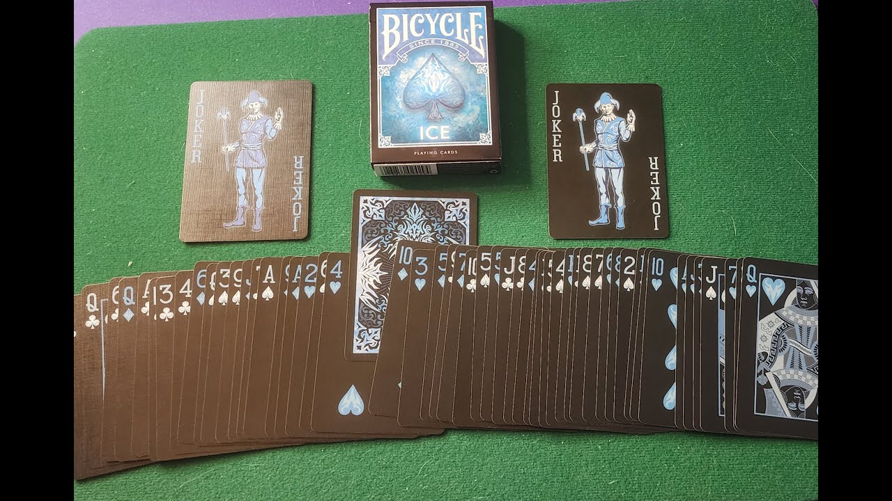 2018 Bicycle ICE Playing Cards Review Video - YouTube