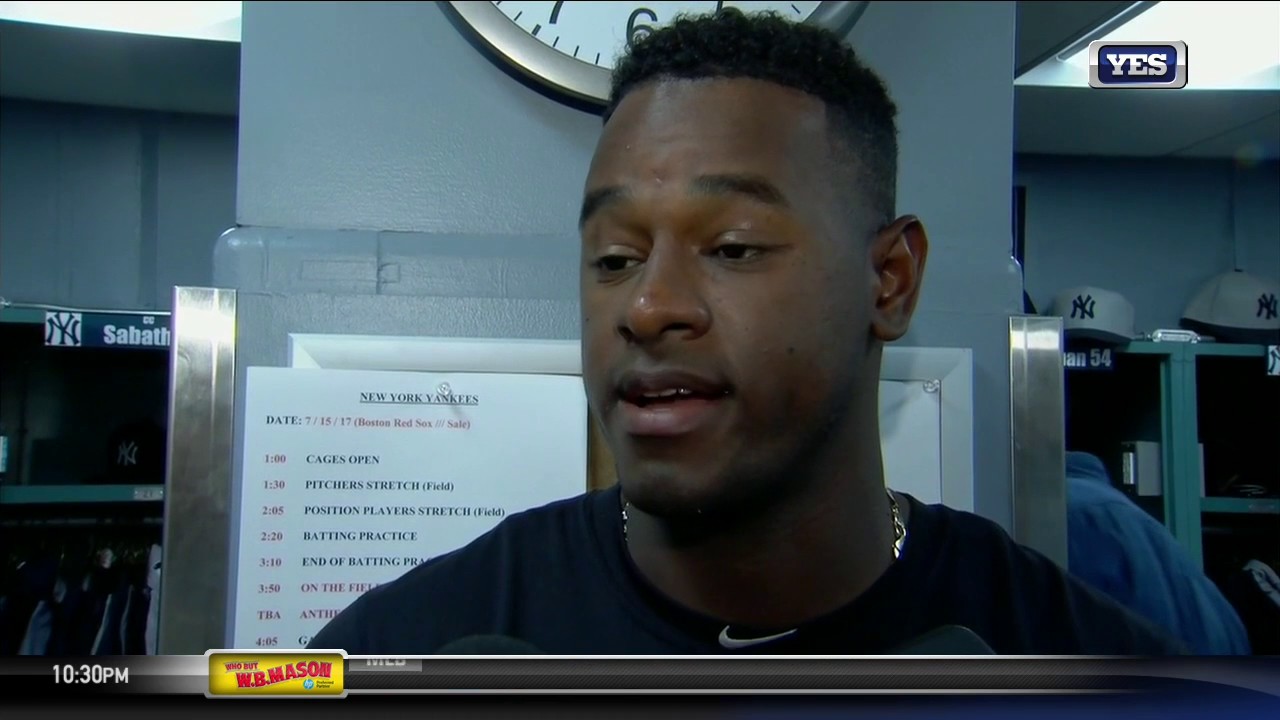 Luis Severino on his start against Chris Sale - YouTube