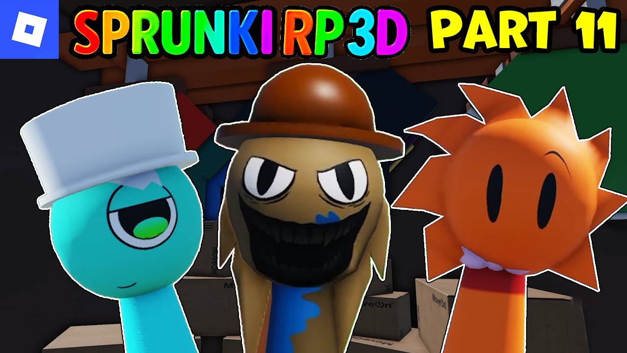 Sprunki RP 3D [Part 11, New Update!] : Roblox mascot gameplay ...