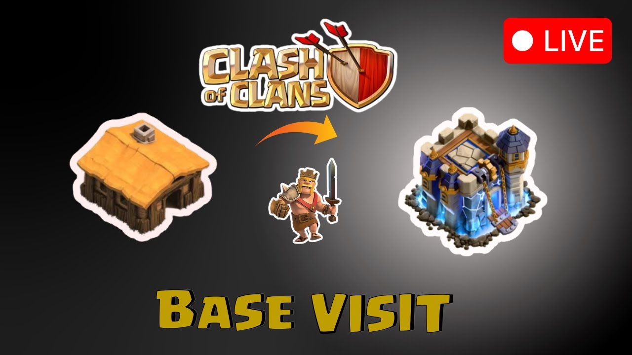 🛑 legend rank push coc live #coc #basevisit #clashofclanslive #facecam ...