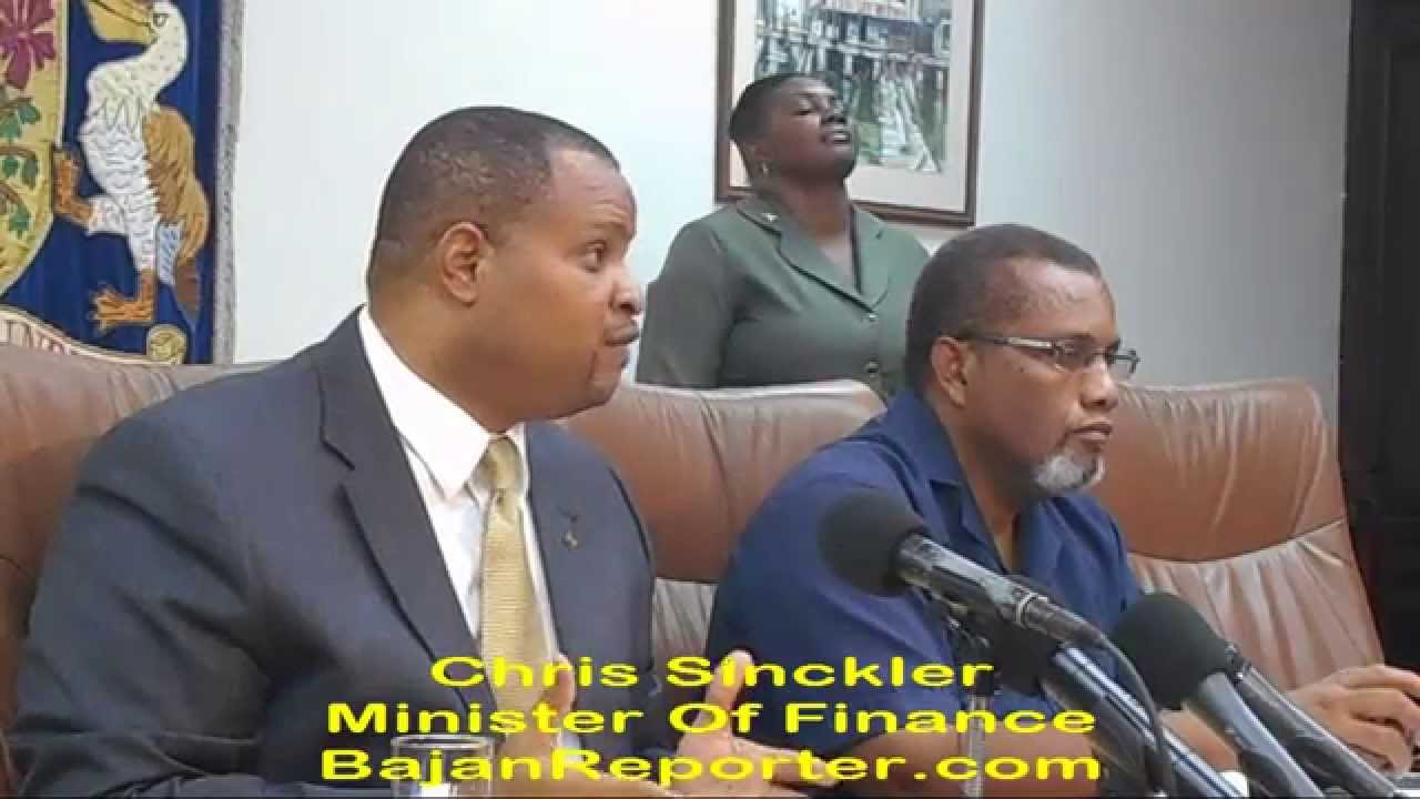 Chris Sinckler and Barbados Media, Q & A #1 (When is Budget?) - YouTube