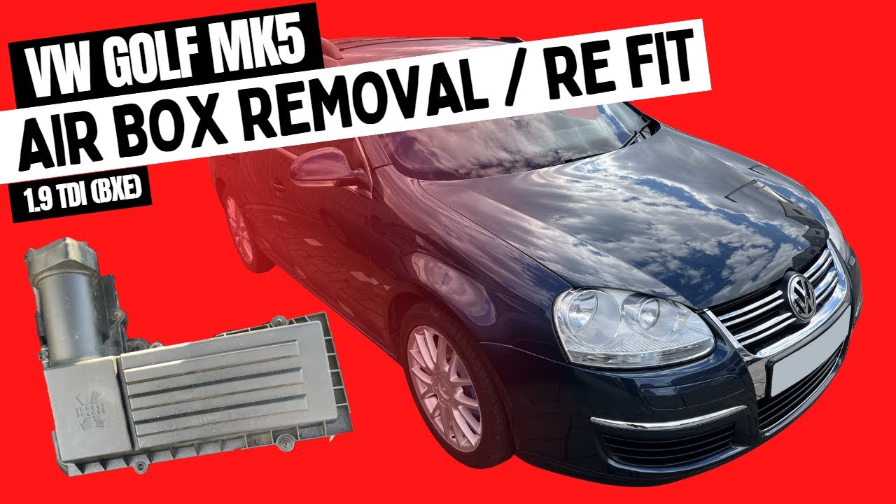 Volkswagen Golf Mk5 1.9 TDI (BXE) Air Box Removal / Refit - YouTube