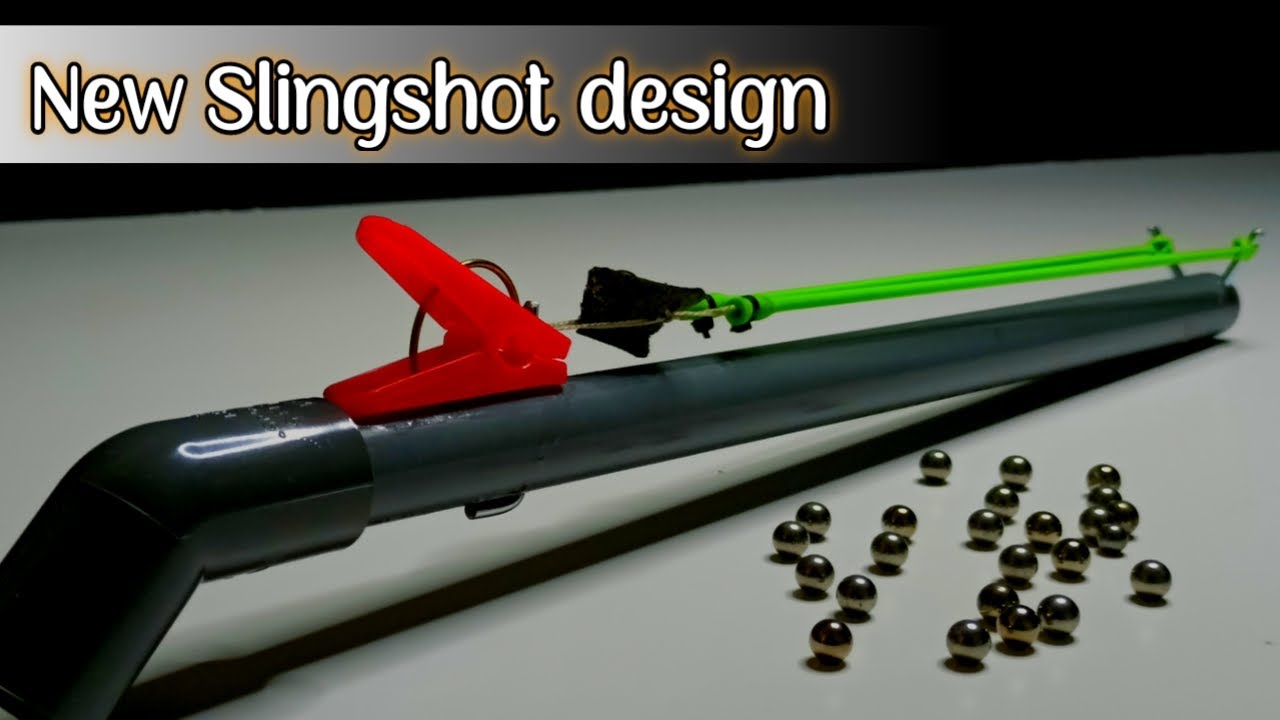 Diy slingshot - super powerful slingshot - YouTube