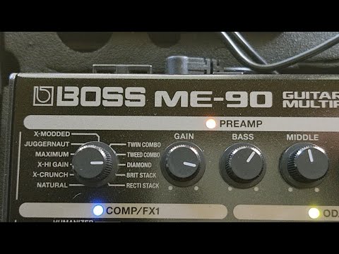 Programing CTL on Boss ME90 7/8/24 - YouTube