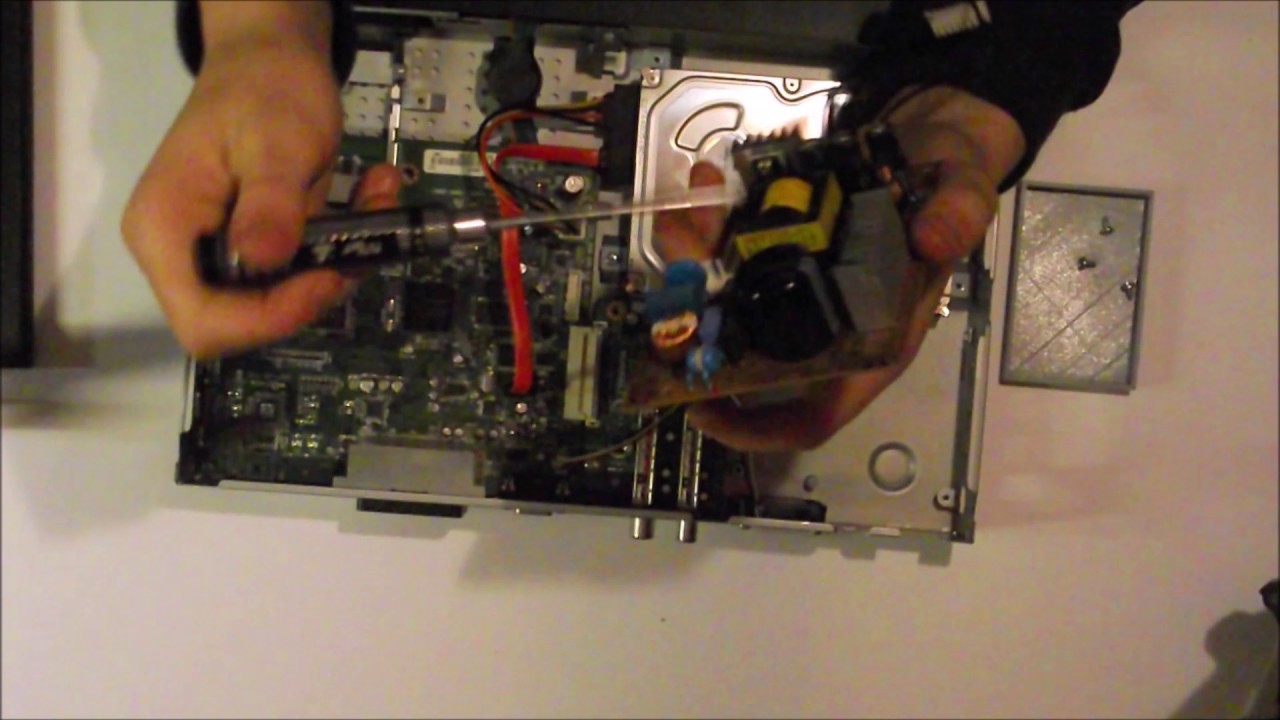 Dissassembled: Humax tv recording freeview box - YouTube